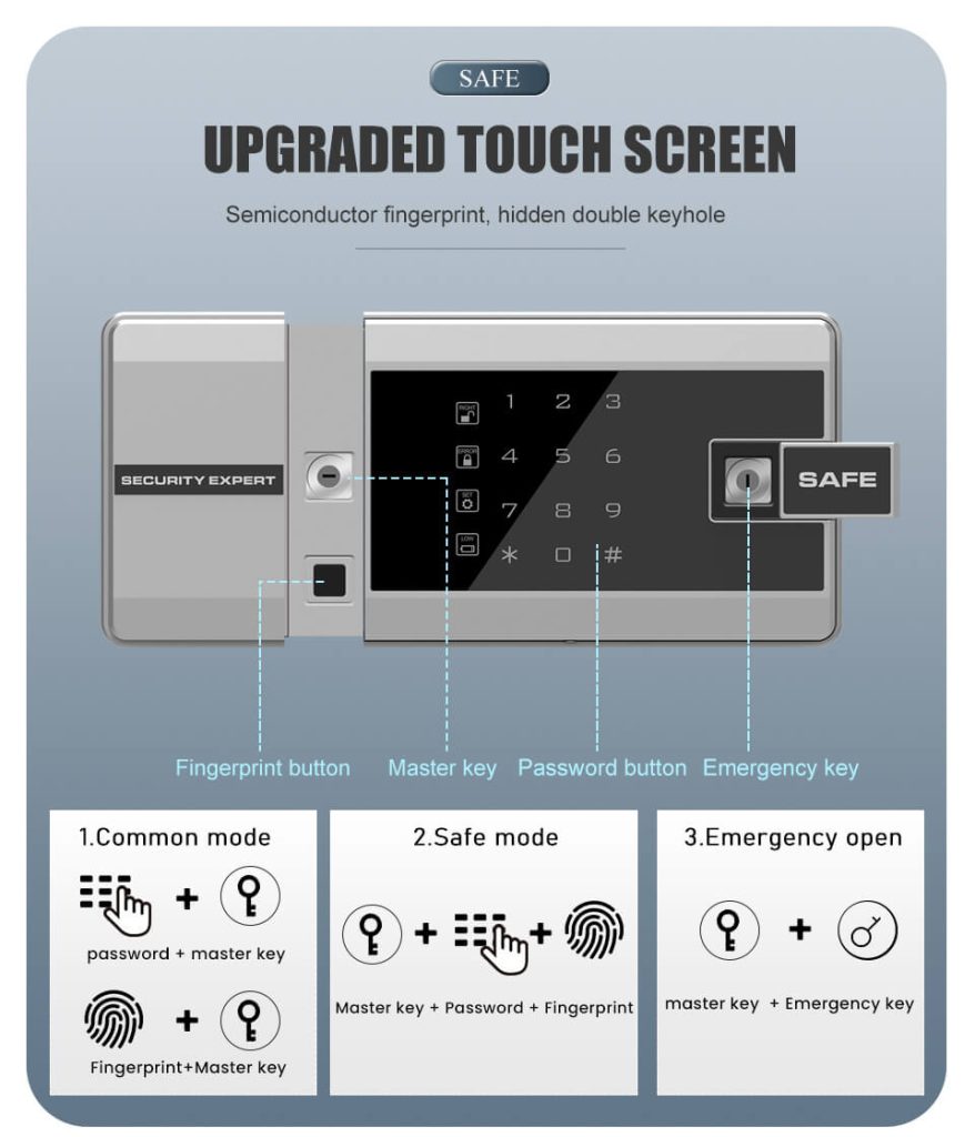 Digital Safe Deposit Box - FH36246MS | Restaurant Furniture