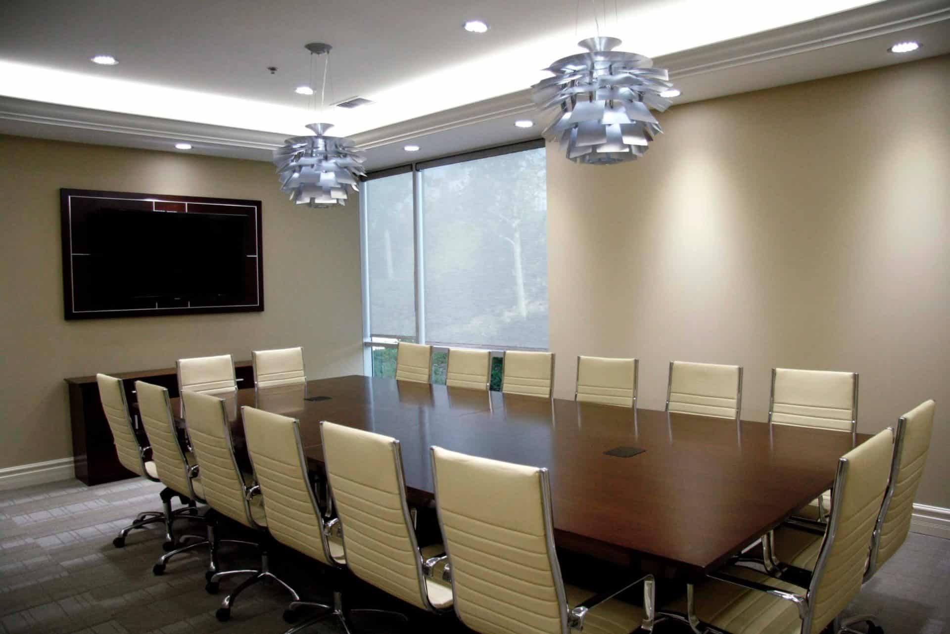 Lutron Lighting Conference Room