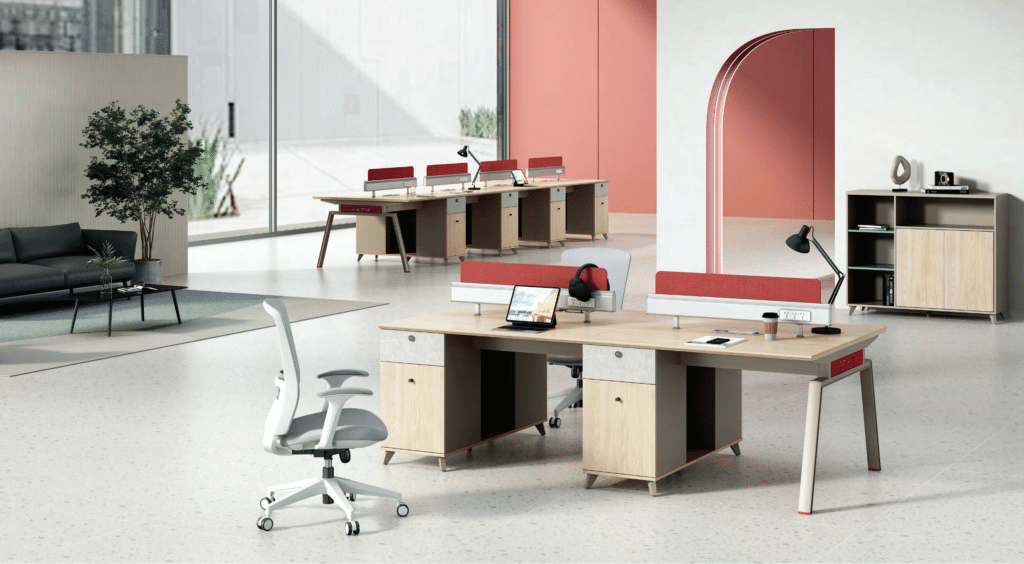 Fresh Minimalist Office Desk with Eco-friendly Material