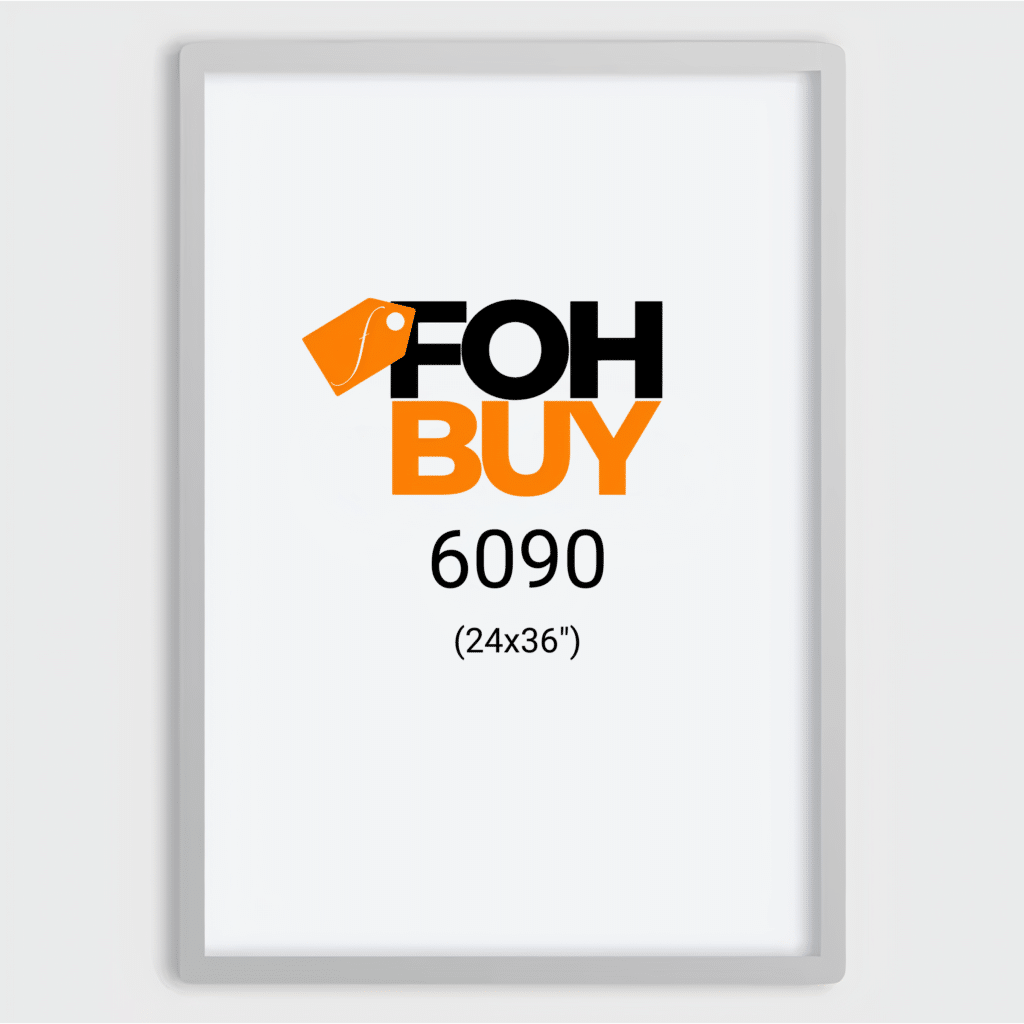 Large Advertising Light Box Wall-mounted (6090 - Silver) LED Backlit ...