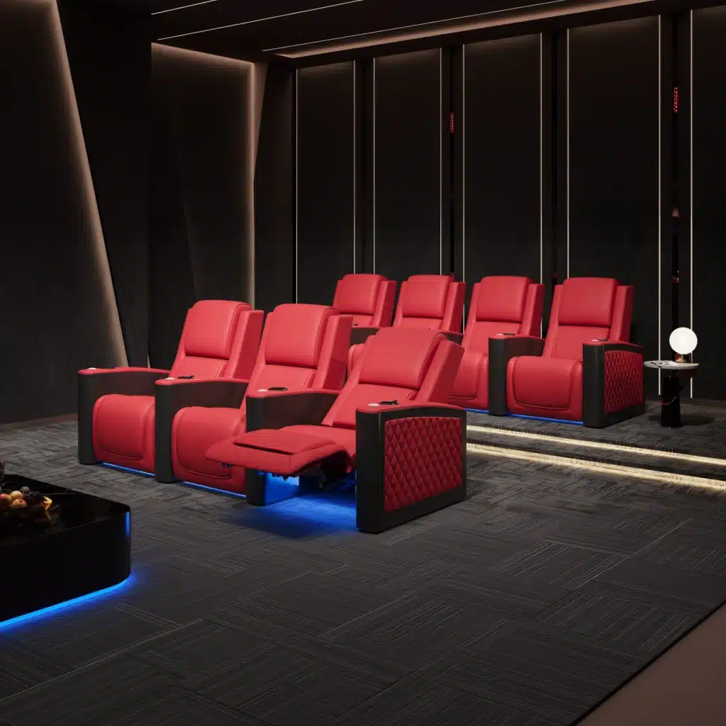 Sillones reclinables eléctricos de cine ejecutivos: butacas de cine de ...